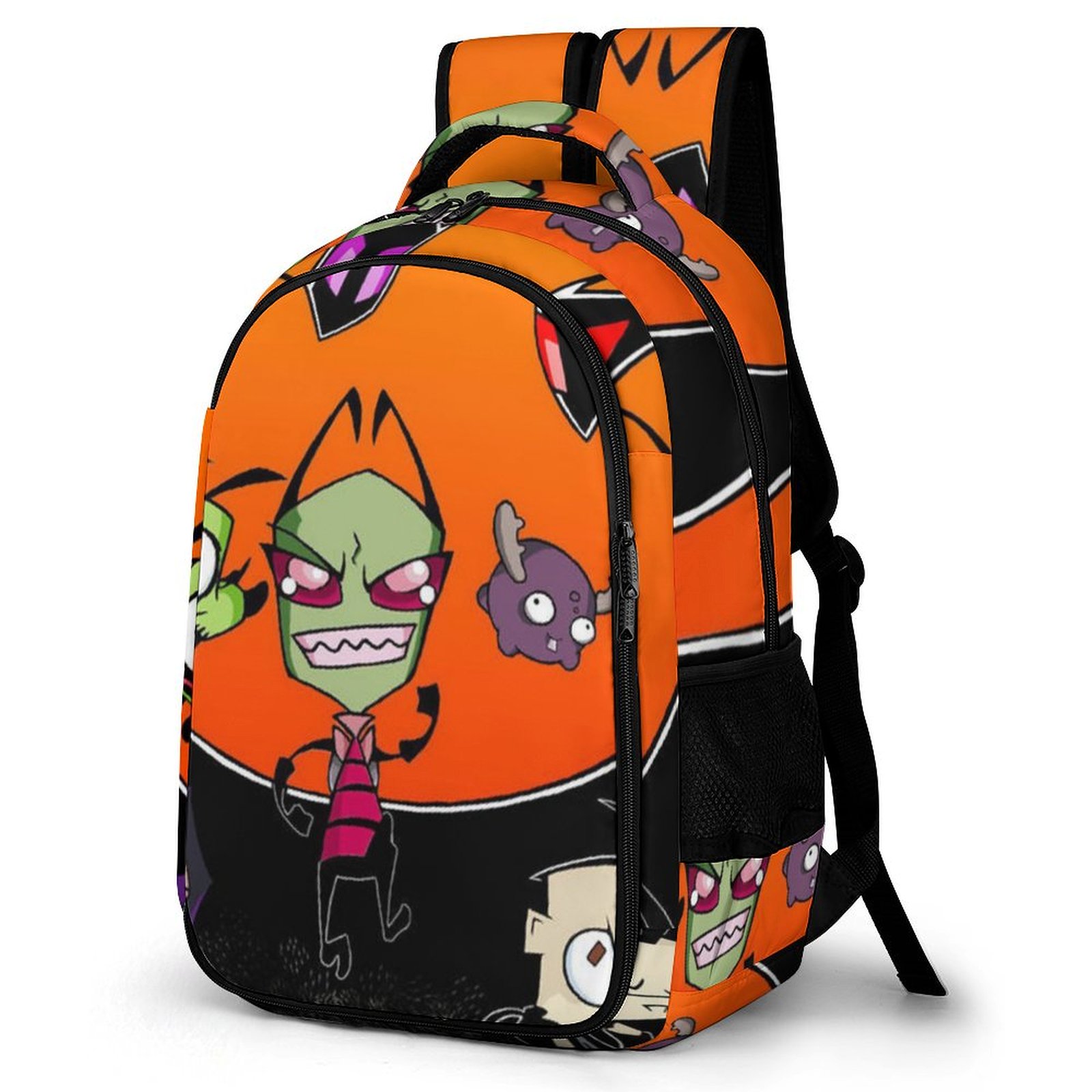 Invader Zim School Bag Laptop Backpack Bookbag Satchel Multipurpose ...
