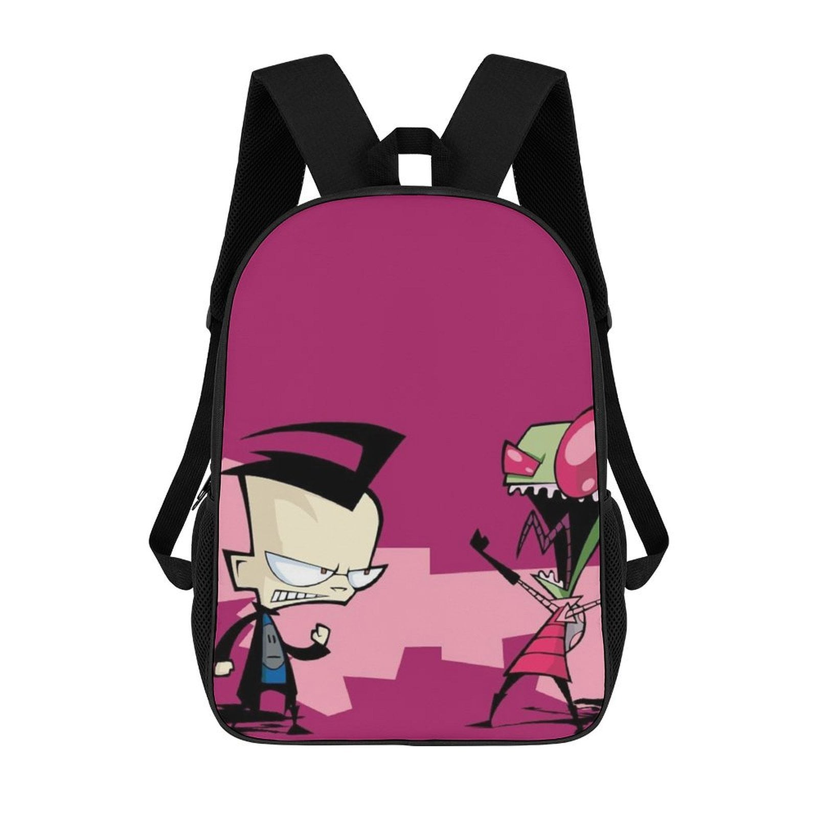 Invader Zim School Bag Laptop Backpack Casual Shoulders Daypack Bookbag ...