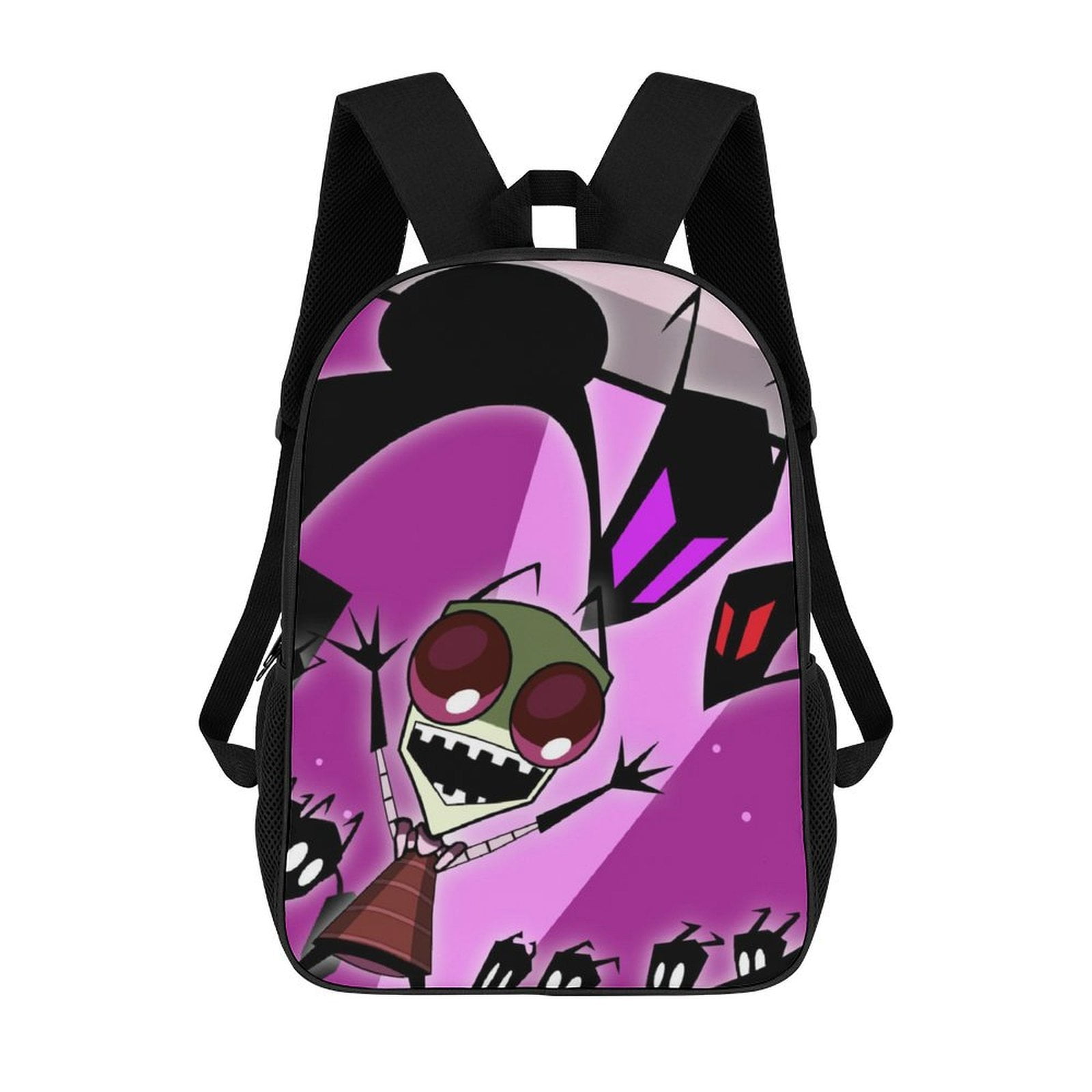 Invader Zim School Bag Laptop Backpack Casual Shoulders Daypack Bookbag ...