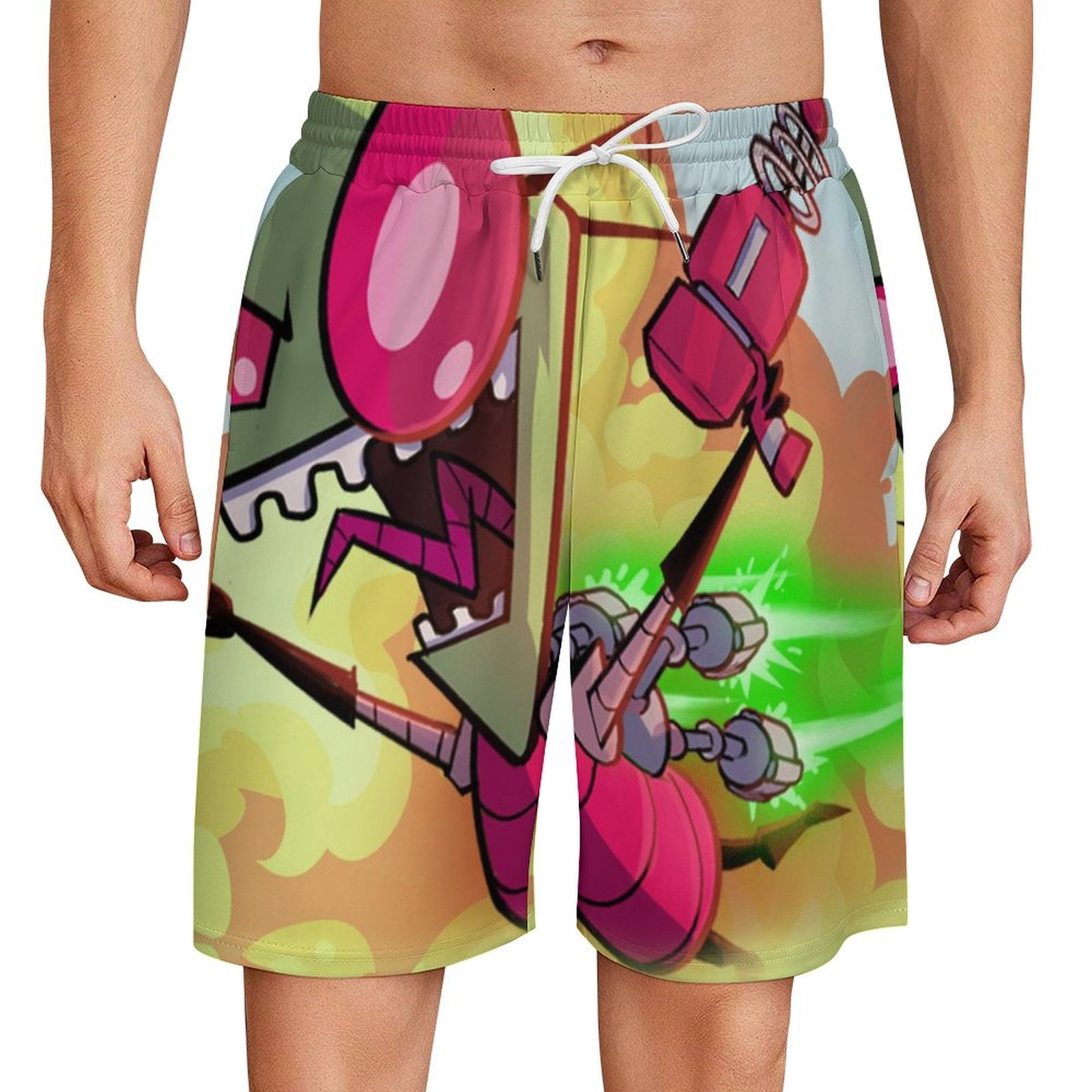 Invader Zim Short Sweatpants Summer Daily Cozy Lounge Shorts 3D Printed ...