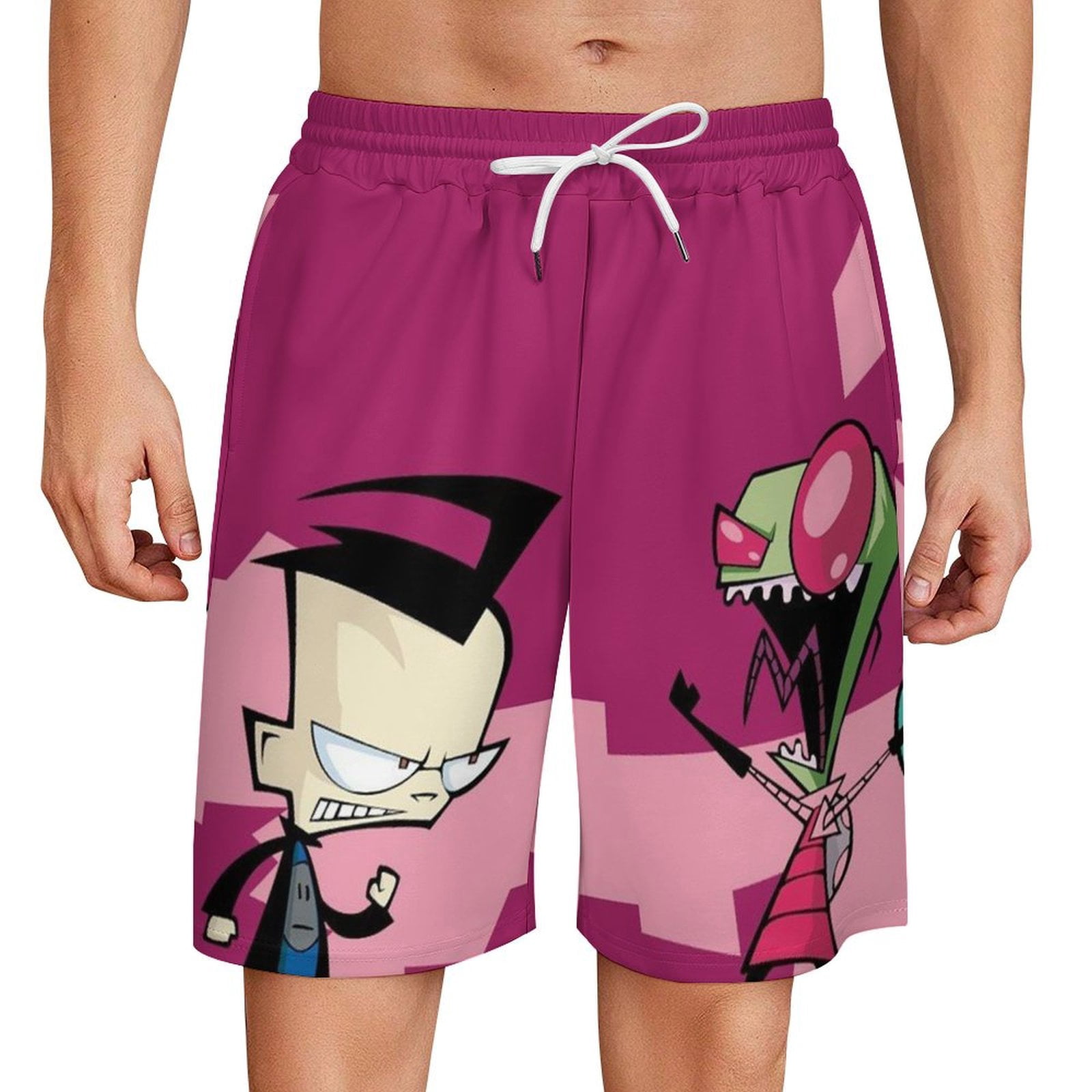 Invader Zim Short Sweatpants Summer Daily Cozy Lounge Shorts 3D Printed ...