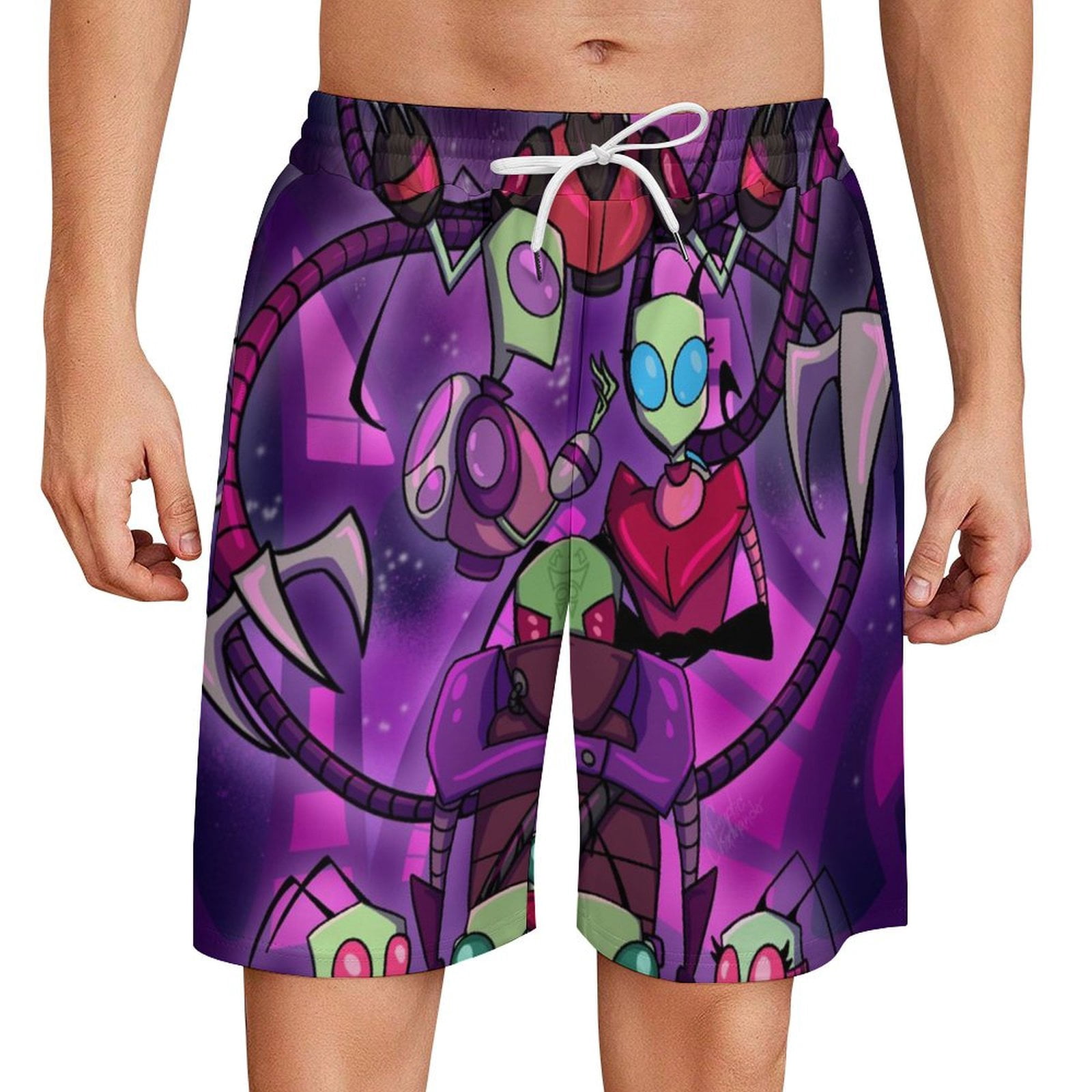 Invader Zim Short Sweatpants Summer Daily Cozy Lounge Shorts 3D Printed ...