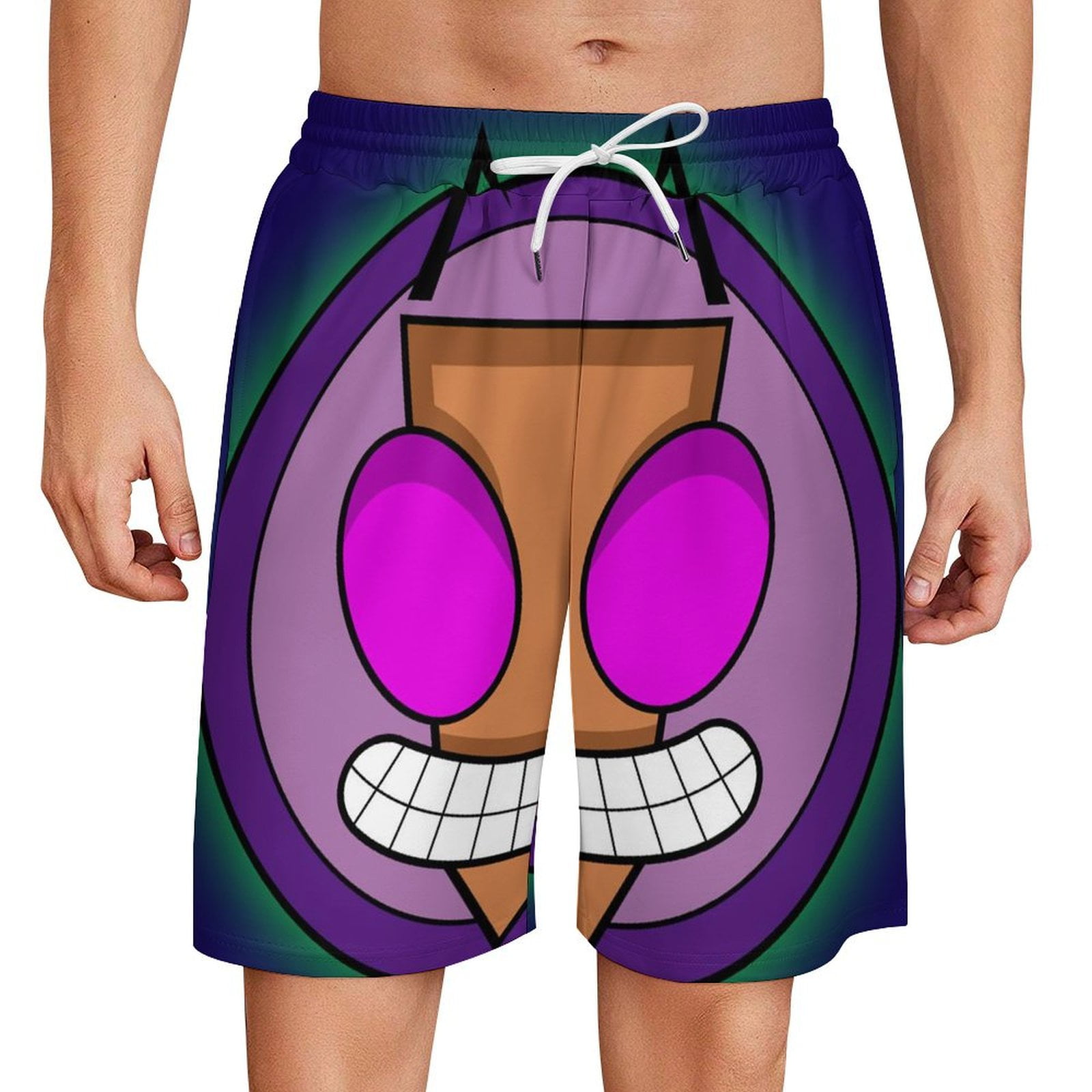 Invader Zim Short Sweatpants Summer Daily Cozy Lounge Shorts 3D Printed ...