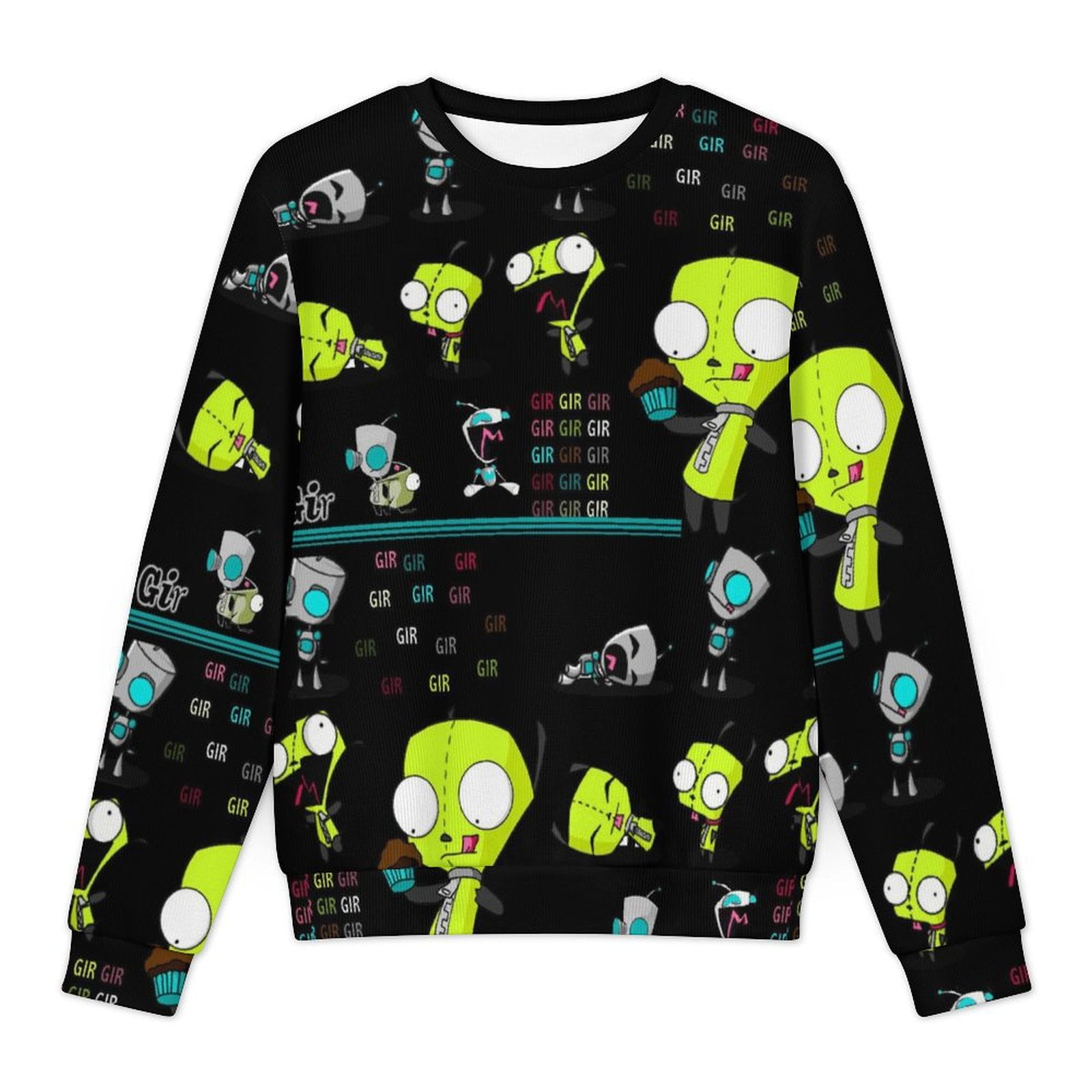 Invader Zim Show Planet Adult Sweater Loose Fitting Pullover Fashion 3D ...