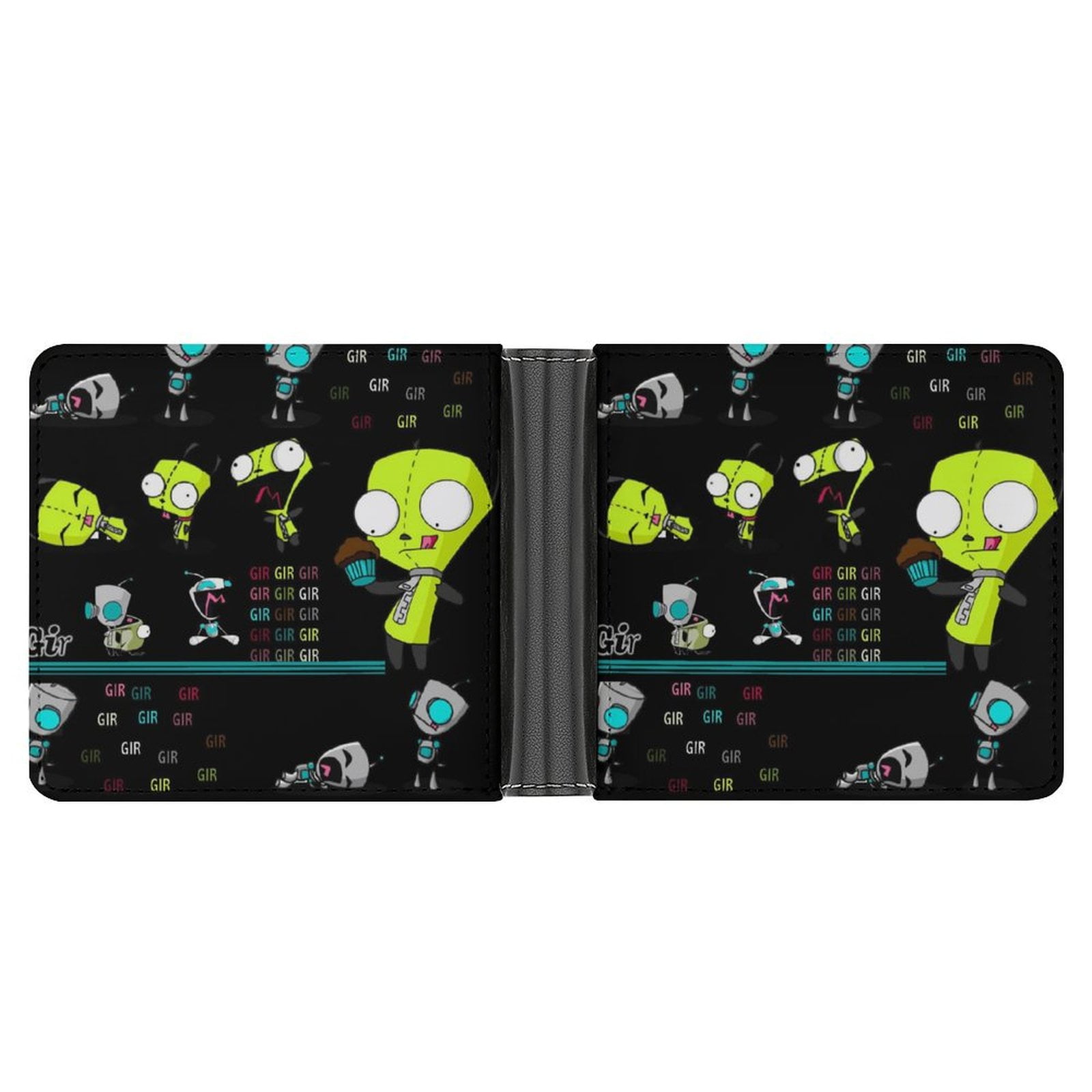 Invader Zim Show Planet PU Leather Bifold Wallet Money Organizers Gift ...