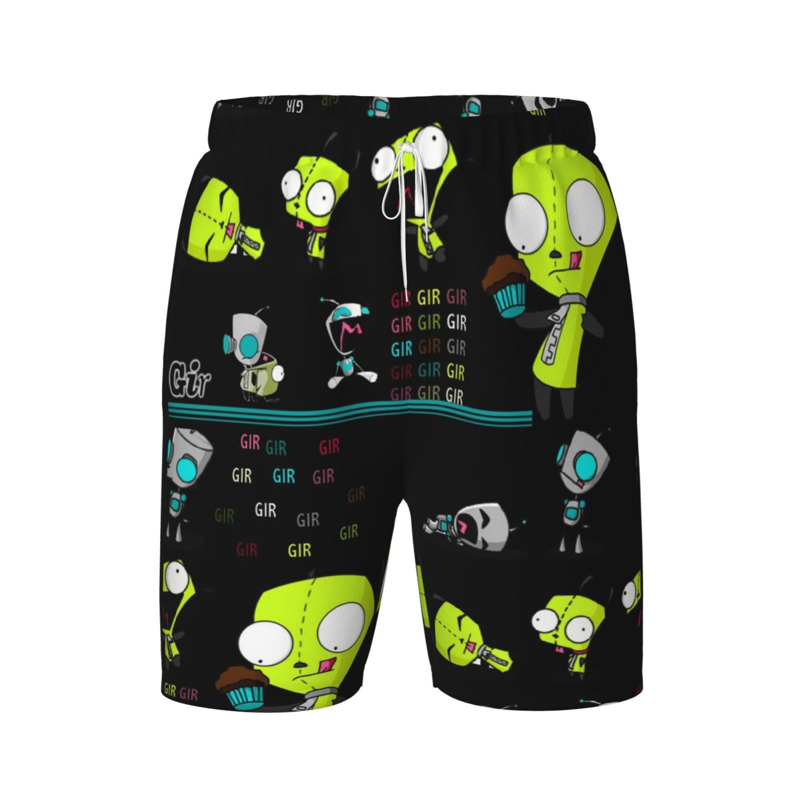 Invader Zim Show Planet Teen Swim Trunks Summer Beach Board Shorts ...