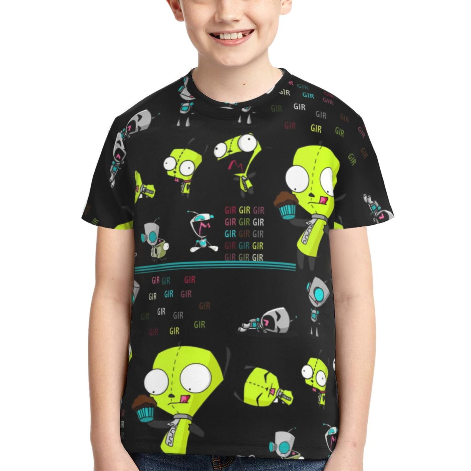 Invader Zim Show Planet Youth Unisex T-Shirt Crewneck Short Sleeve ...