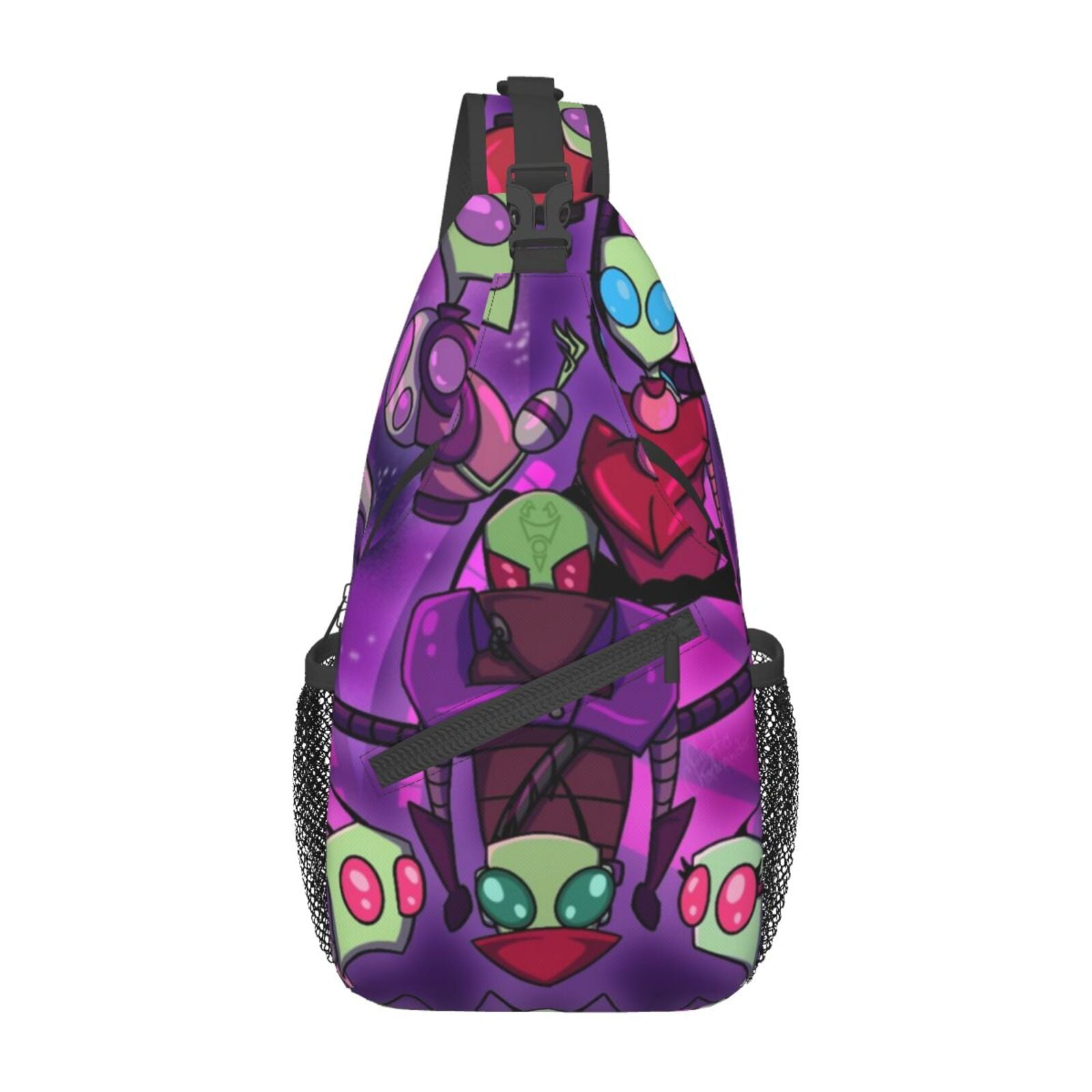 Invader Zim Sling Bag Crossbody Backpack Chest Bags Diagonally Travel ...