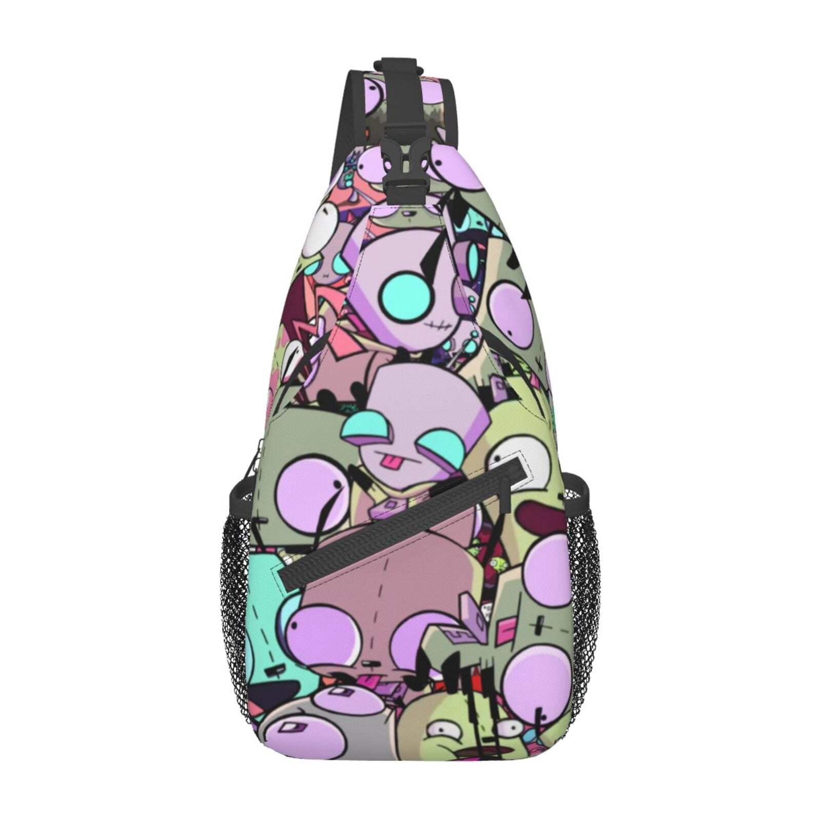 Invader Zim Sling Bag Crossbody Backpack Chest Bags Diagonally Travel ...