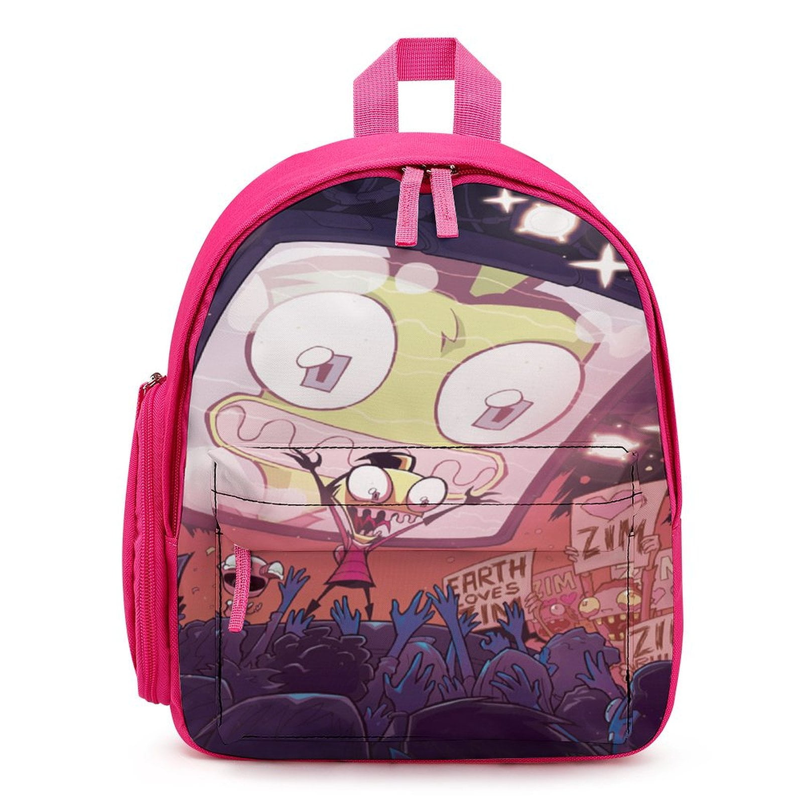 Invader Zim Small Backpack Backpack Purse for Cartoon Backpack for Back ...