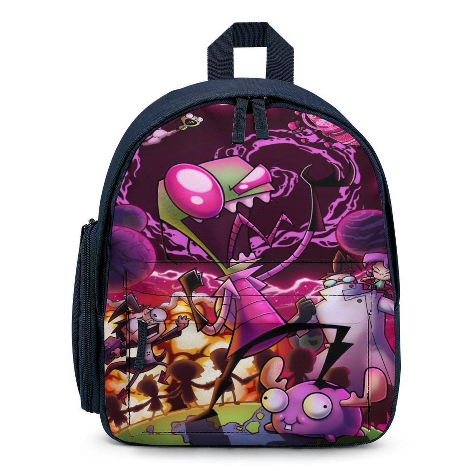 Invader Zim Small Backpack Shoulder Backpack Travel Daypack Comfortable ...