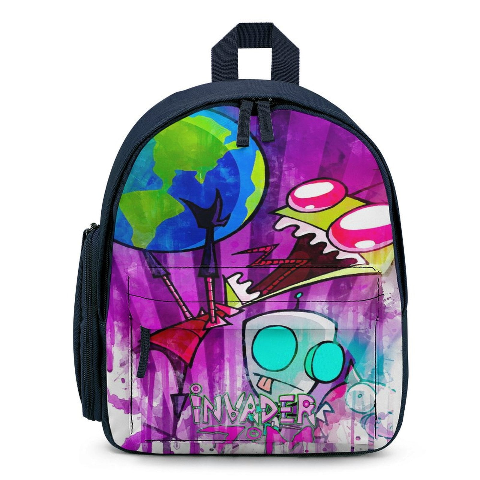 Invader Zim Small Backpack Shoulder Backpack Travel Daypack Comfortable ...