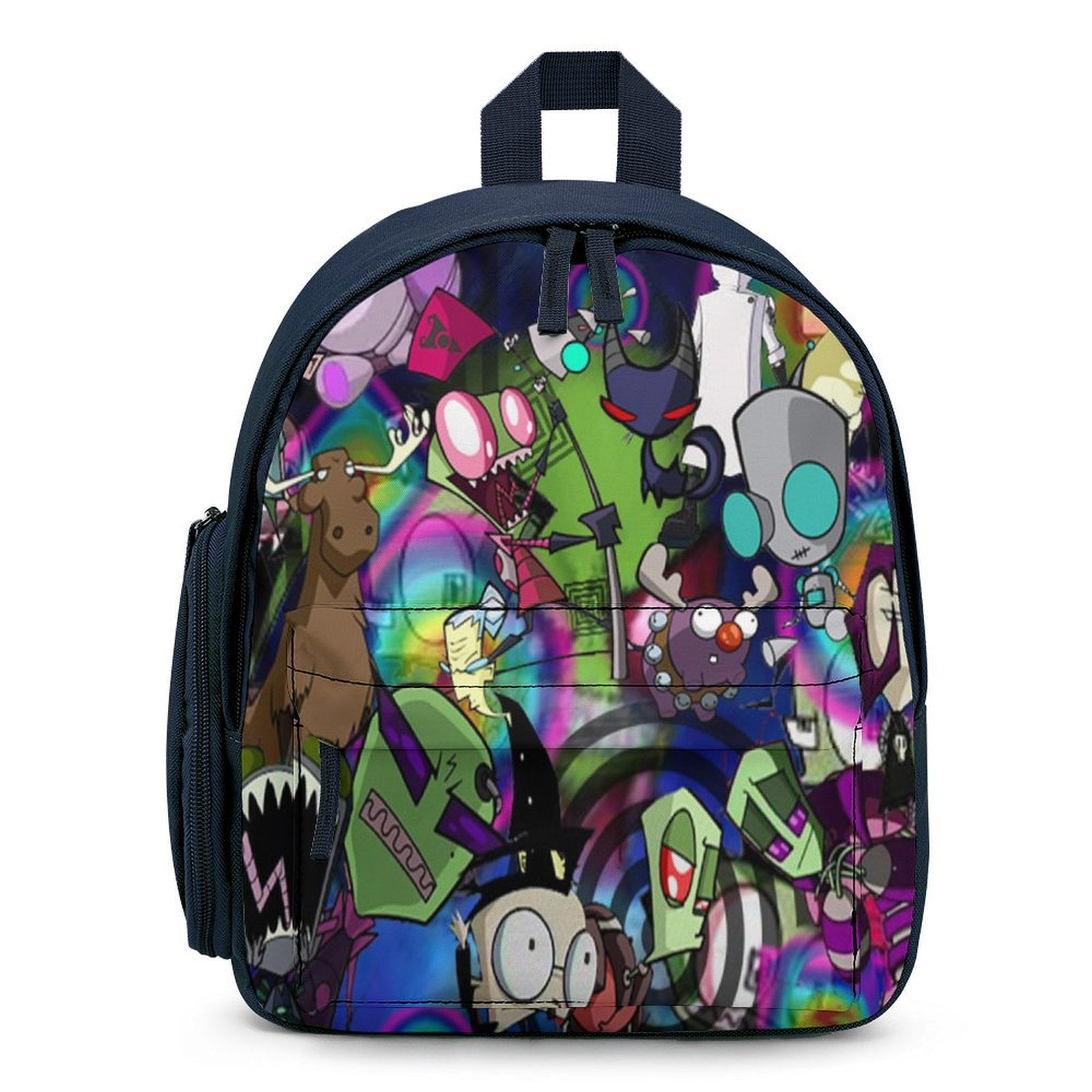 Invader Zim Small Backpack Mini Backpack Purse for Cartoon Backpack for ...