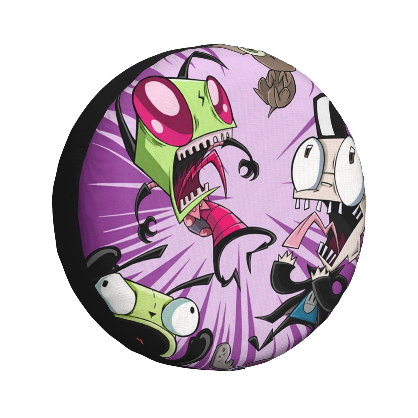 Invader Zim Spare Tire Cover Waterproof Dust-Proof Universal Wheel Tire ...