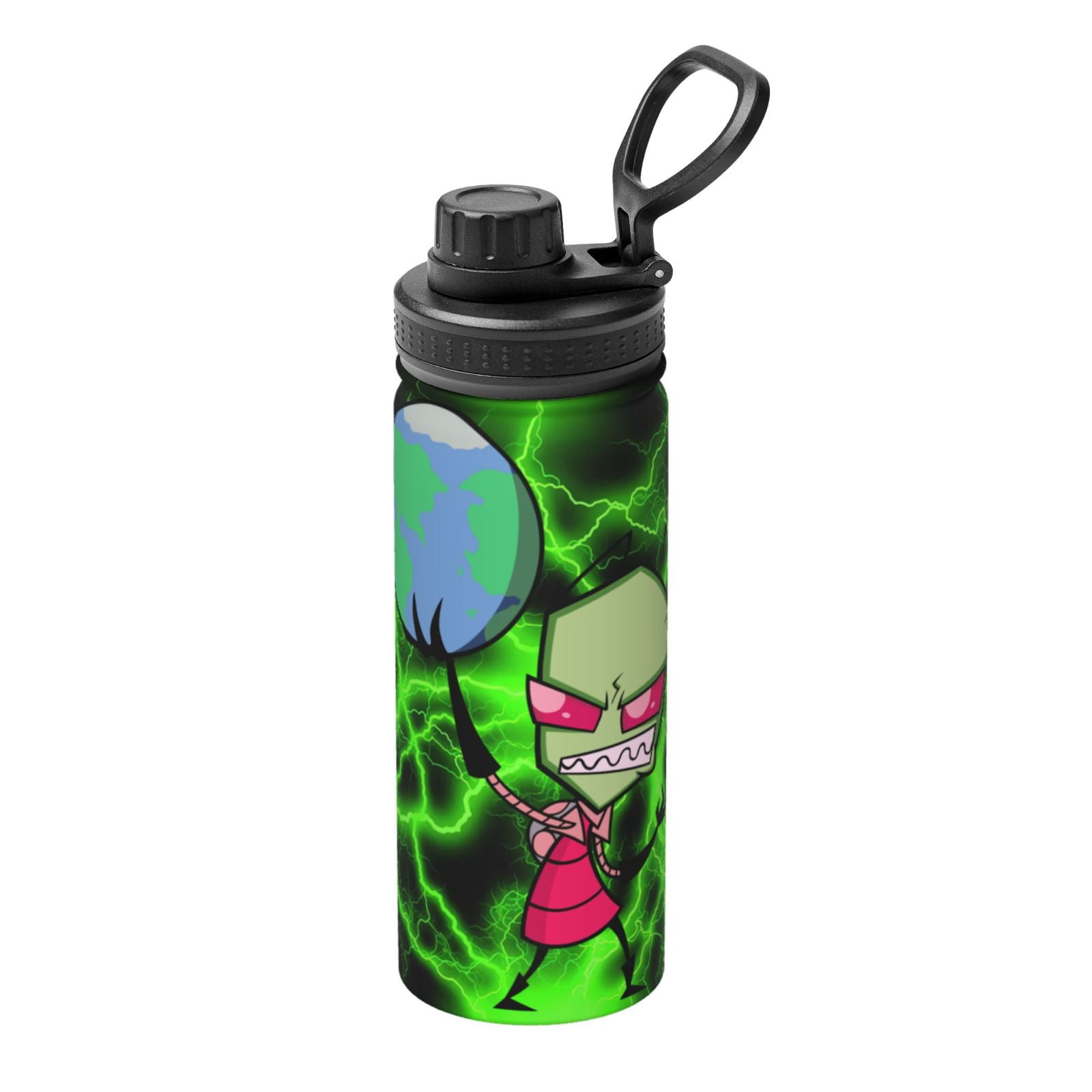 Invader Zim Stainless Steel Water Bottle 18oz Sports Insulated Kettle ...