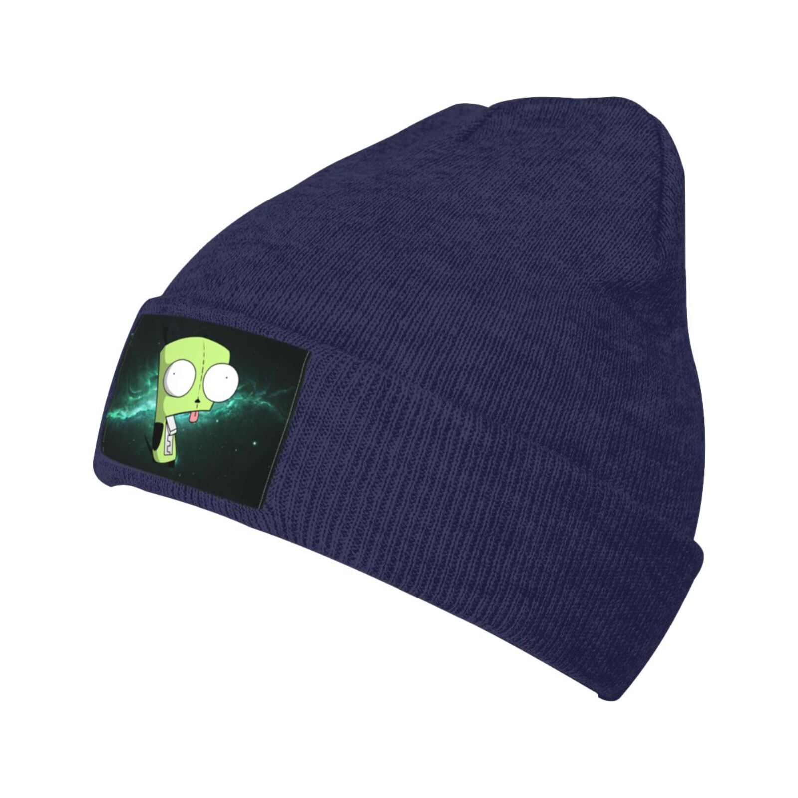 Invader Zim Stretchable Knitted Beanie Hat Unisex Hat Daily Winter Thermal Soft Skull Cap For ...