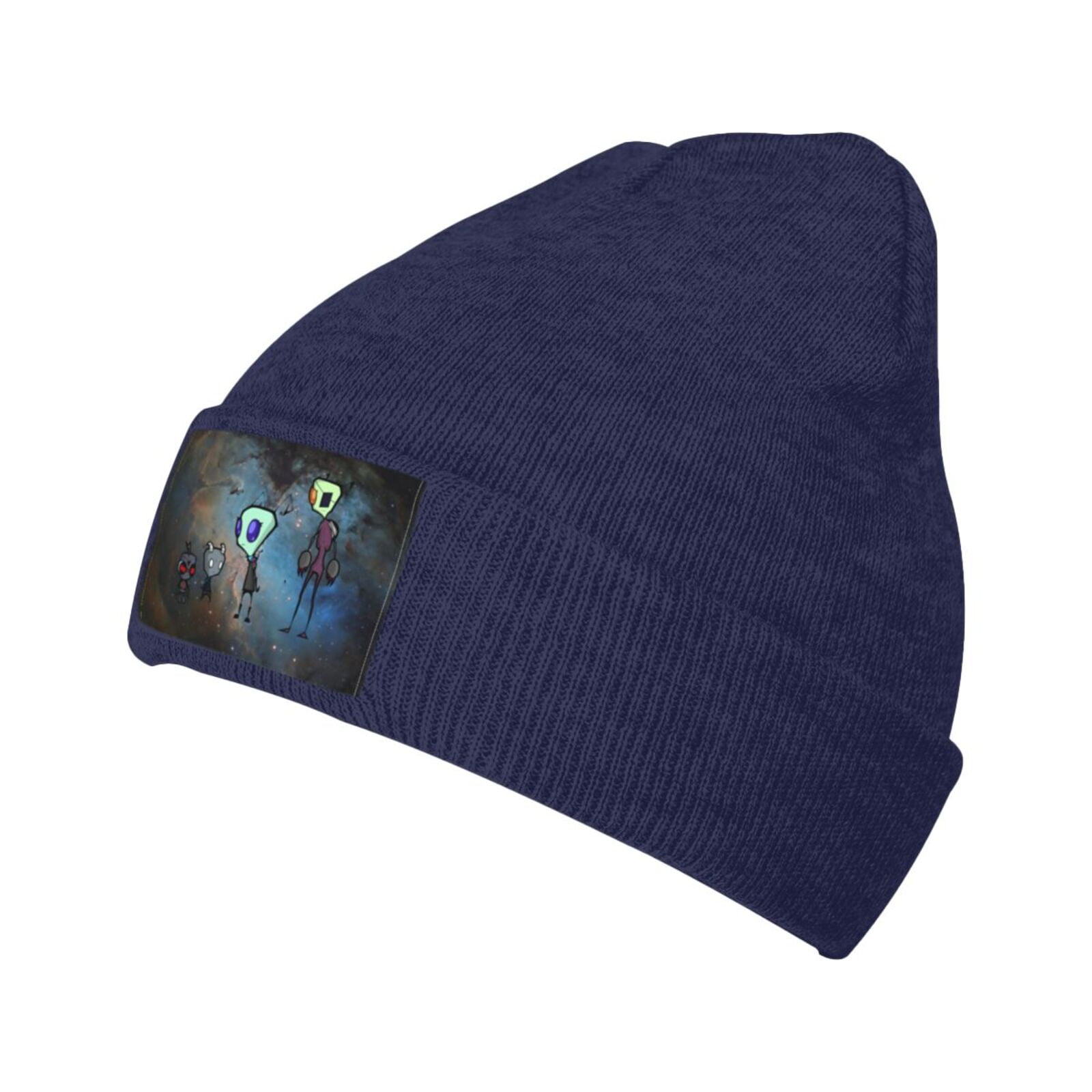 Invader Zim Stretchable Knitted Beanie Hat Unisex Hat Daily Winter Warm ...