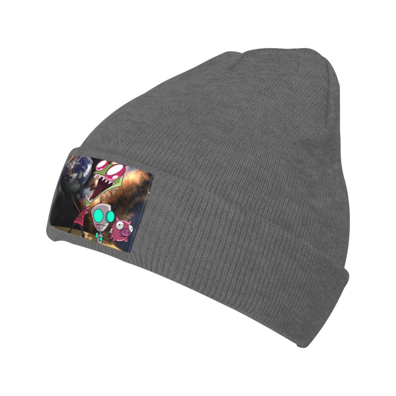 Invader Zim Stretchable Knitted Beanie Hat Unisex Hat Daily Winter Warm ...
