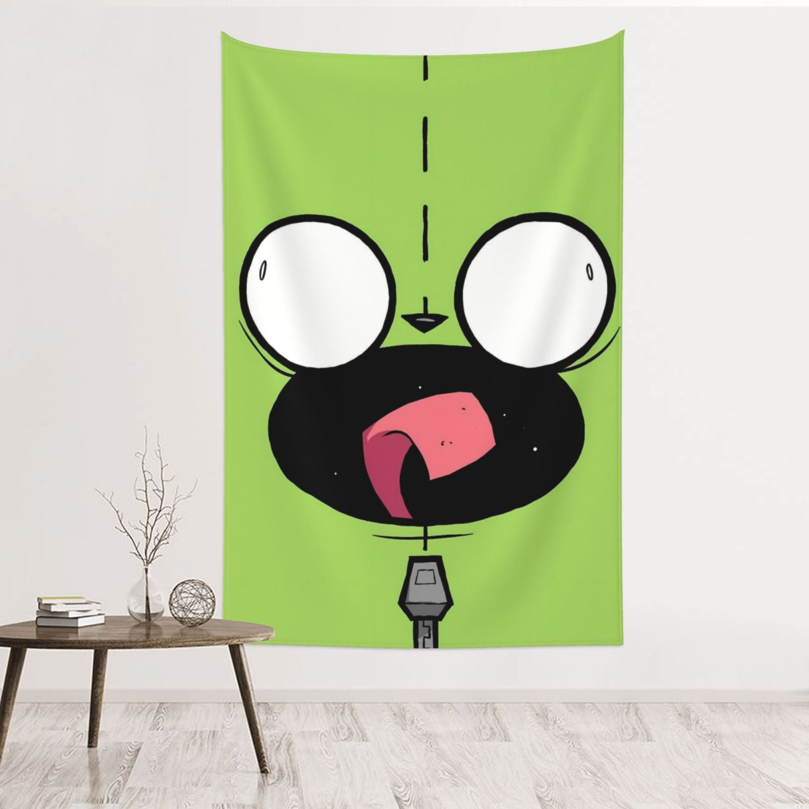 Invader Zim Tapestry For Bedroom, Anime Movie Aesthetic Wall Hanging ...