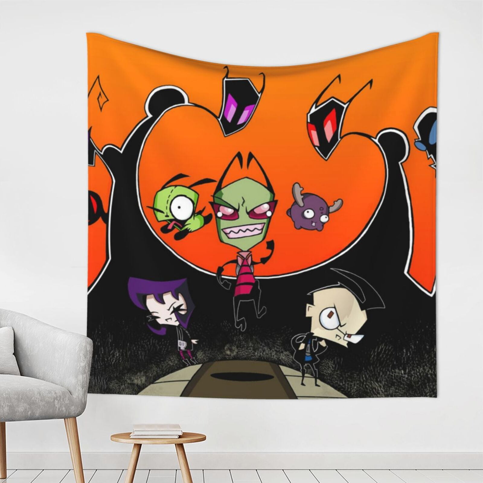 Invader Zim Tapestry Luxury Wall Hanging Tapestries Decor For Bedroom ...