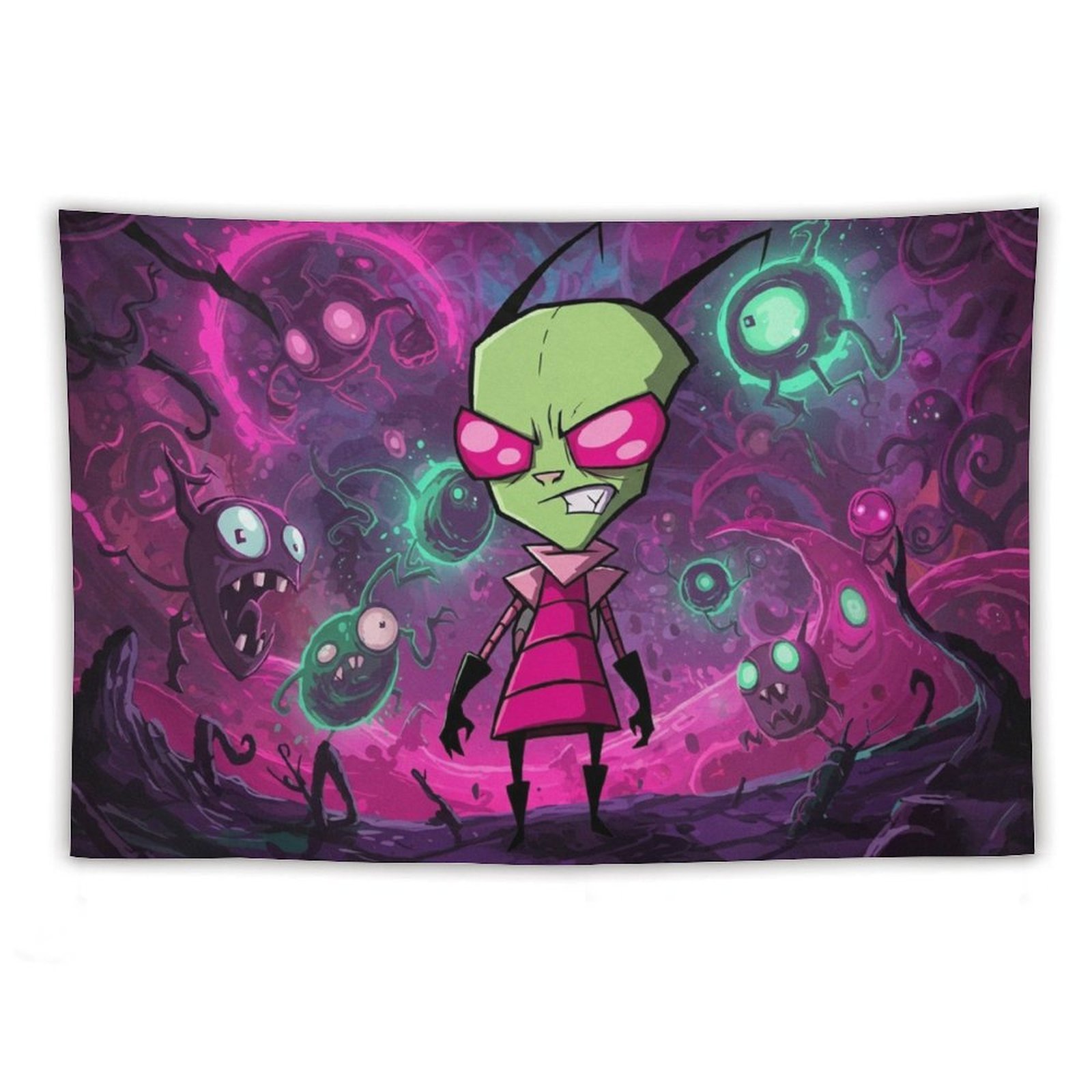 Invader Zim Tapestry Luxury Wall Hanging Tapestries Decoration For ...