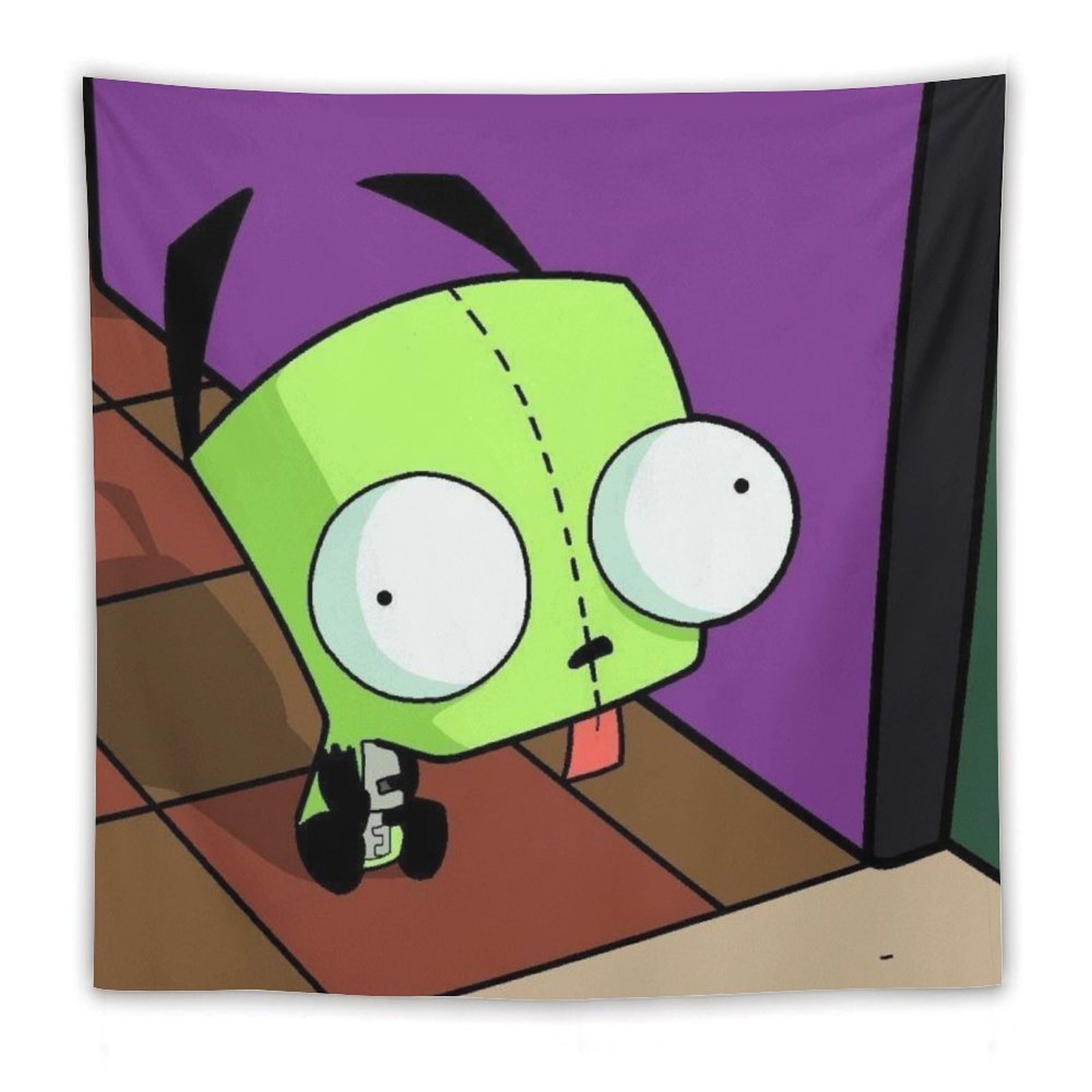 Invader Zim Tapestry Wall Hanging Wall Art Decor Wall Tapestry for ...