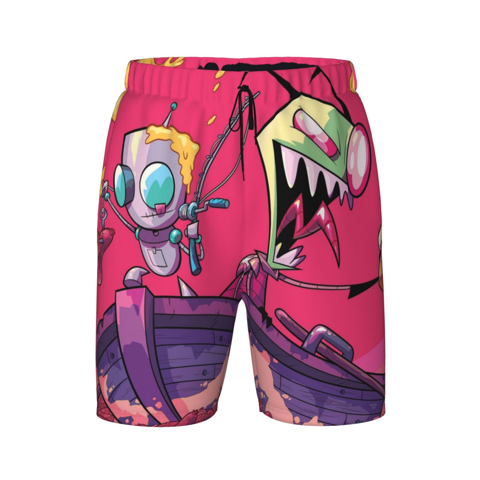 Invader Zim Teen Swim Trunks Summer Beach Board Shorts Quick Dry ...