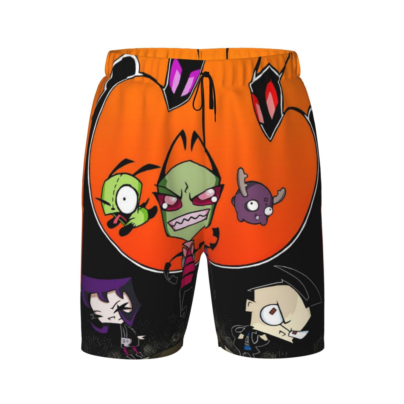 Invader Zim Teen Swim Trunks Summer Beach Board Shorts Quick Dry ...
