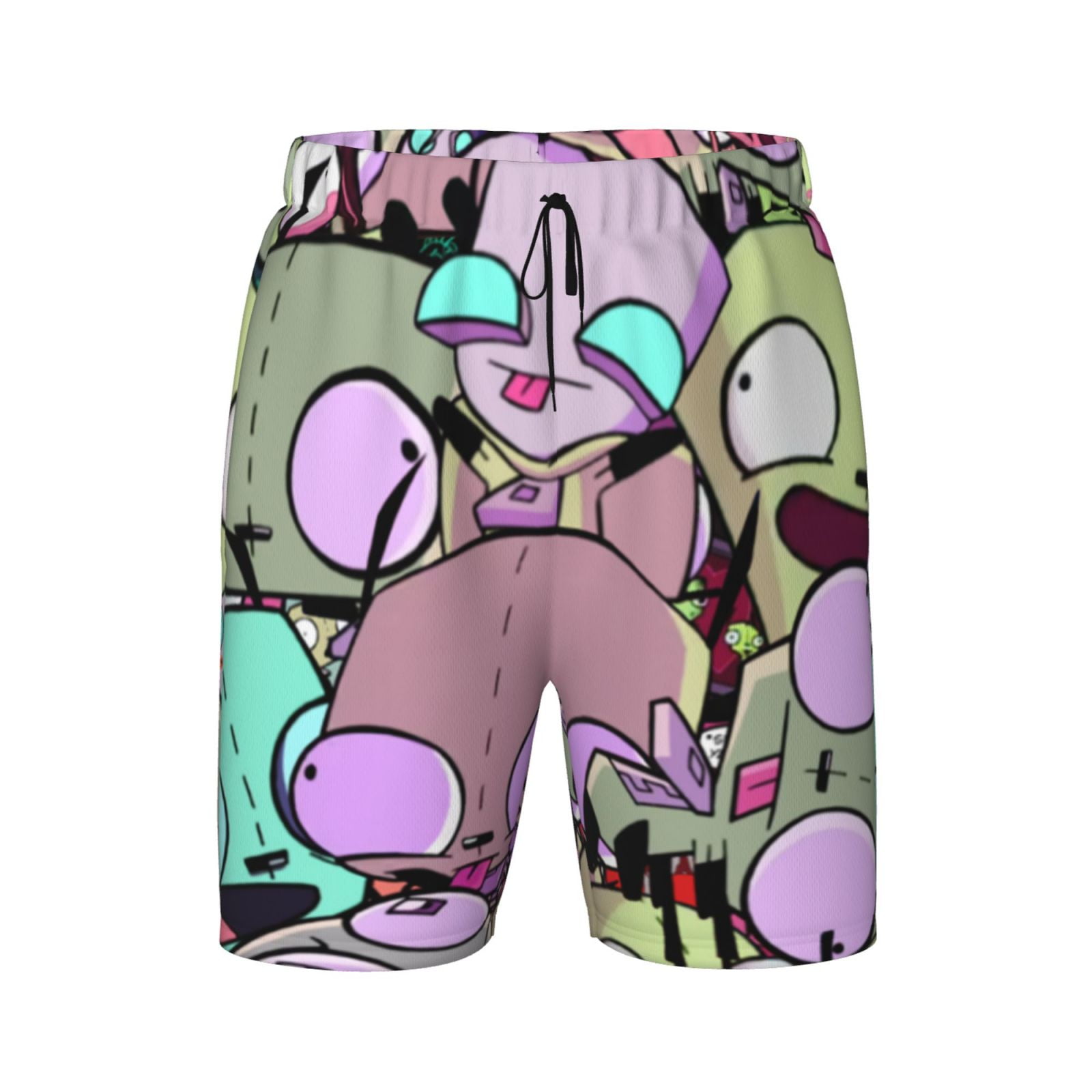 Invader Zim Teen Swim Trunks Summer Beach Board Shorts Quick Dry ...