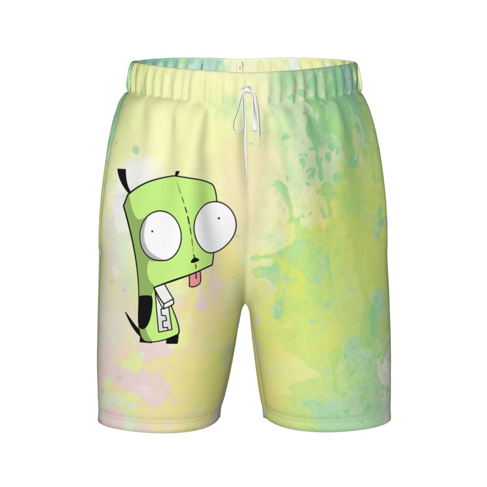 Invader Zim Teen Swim Trunks Summer Beach Board Shorts Quick Dry ...