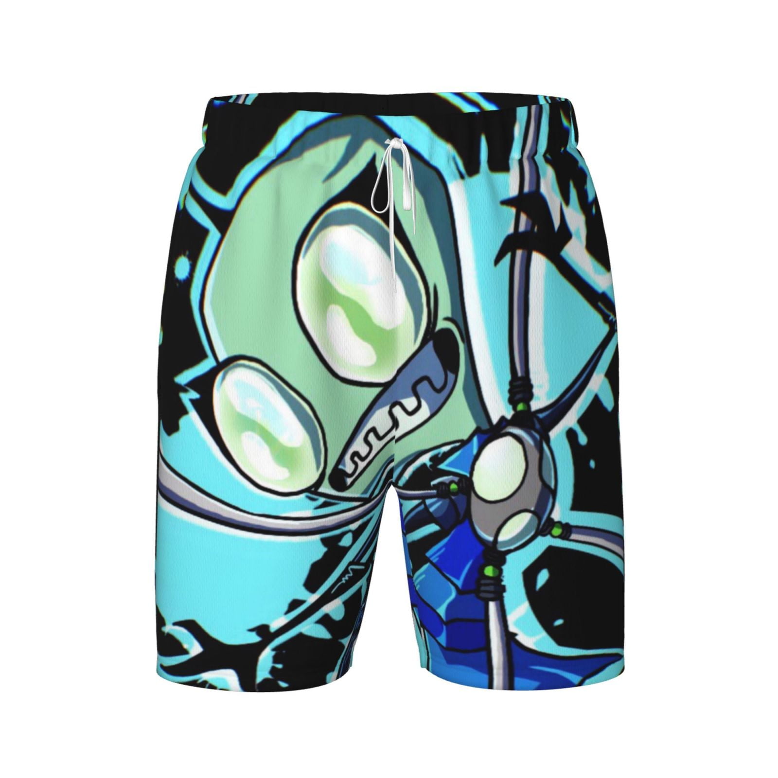 Invader Zim Teen Swim Trunks Summer Beach Board Shorts Quick Dry ...