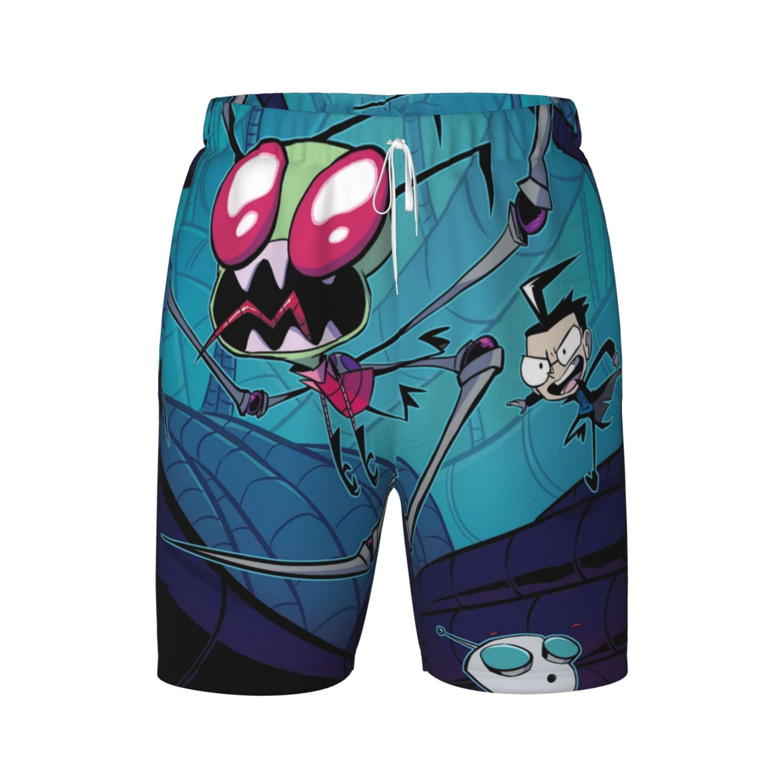 Invader Zim Teen Swim Trunks Summer Beach Board Shorts Quick Dry ...