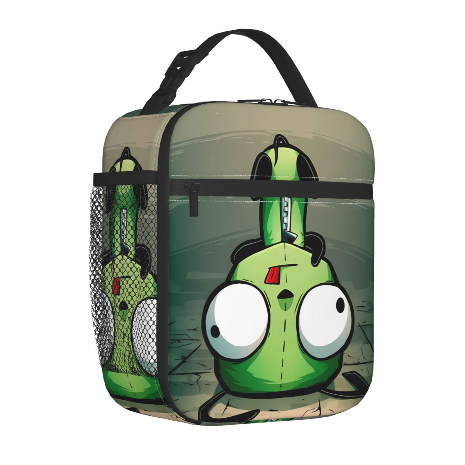 Invader Zim Theme Customized Lunch Box Large Capacity Portable Handheld ...