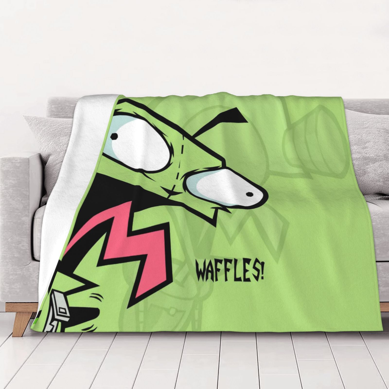 Invader Zim Thick Blanket Cozy Soft Fuzzy Anti-pilling Flannel Throw ...