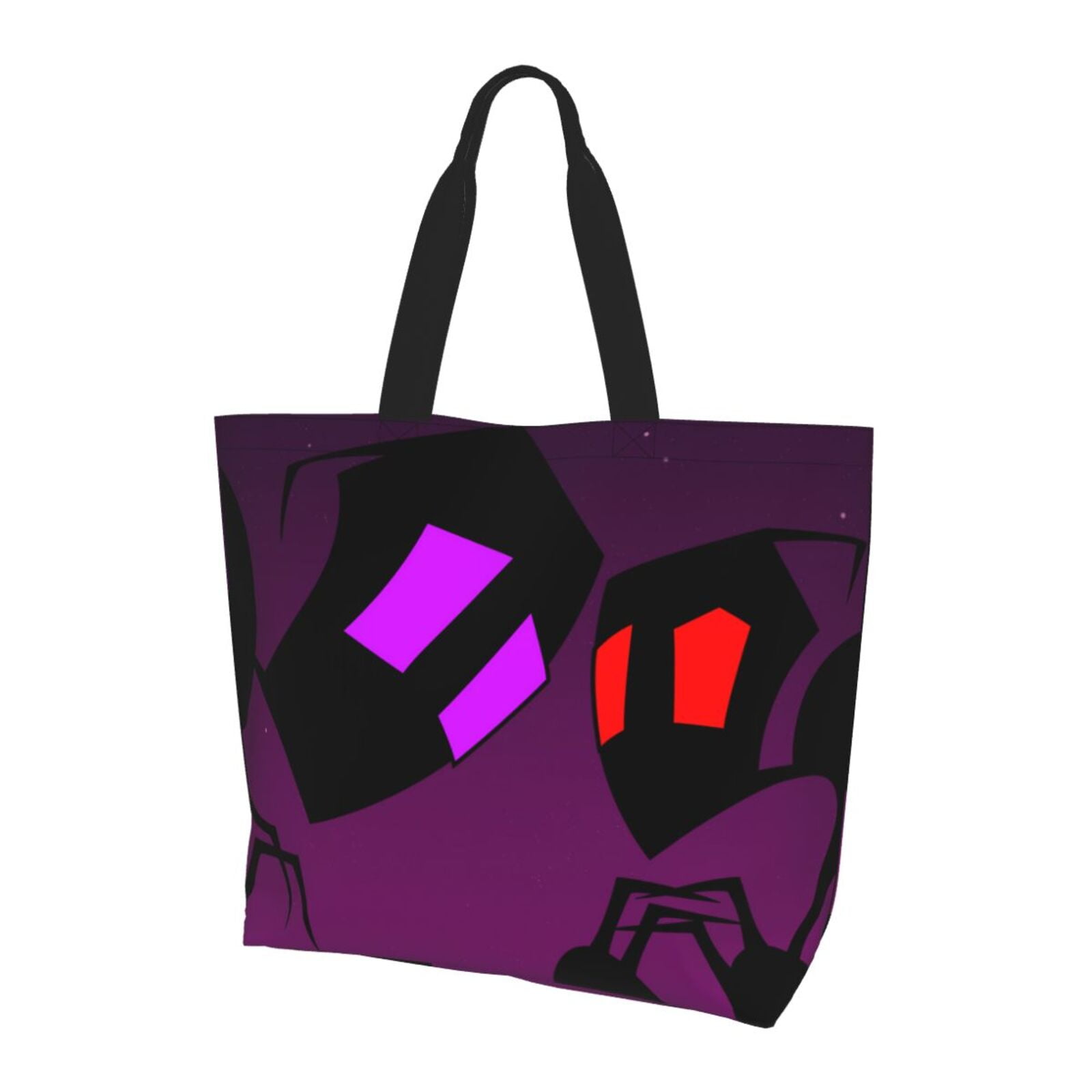 Invader Zim Tote Bags Reusable Women Shoulder Bag Grocery Bag Travel ...