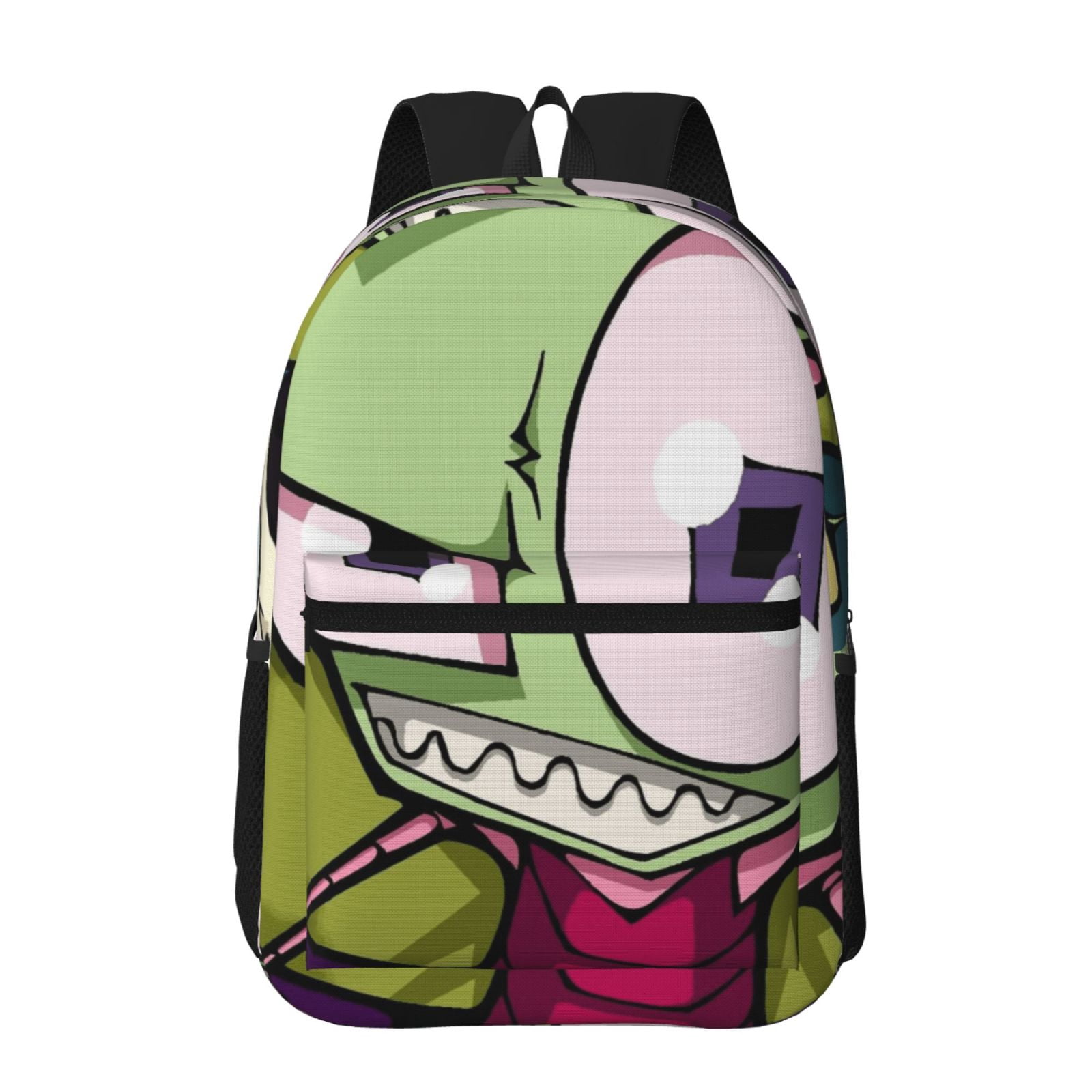 Invader Zim Travel Laptop Backpack College School Computer Bag Black ...