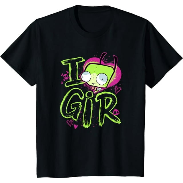 Invader Zim Valentines Day I Love Gir T Shirt