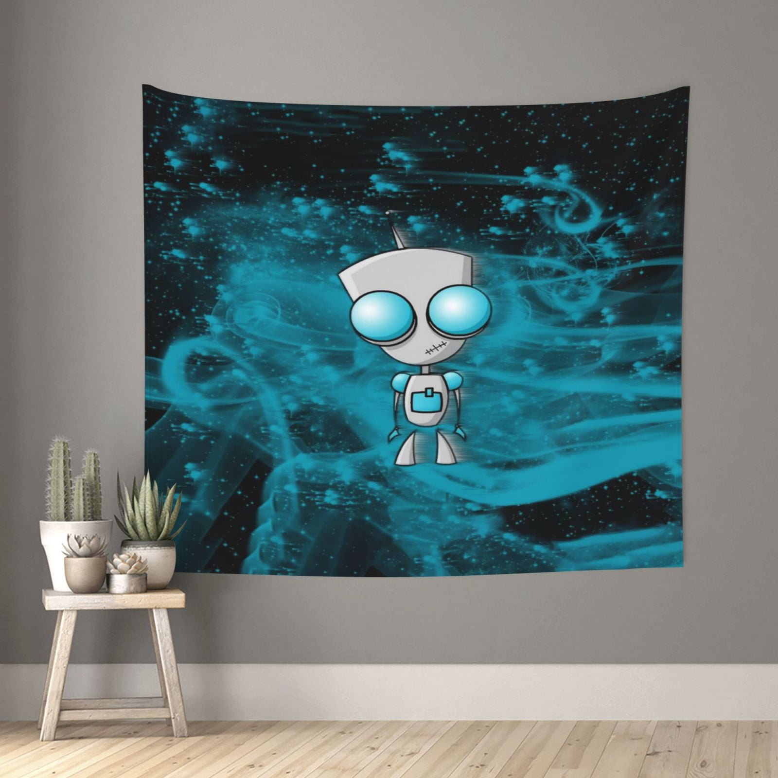 Invader Zim Wall Tapestry Anime Poster For Bedroom Aesthetics Funny ...