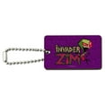 Invader Zim Wood Wooden Rectangle Keychain Key Ring - Walmart.com