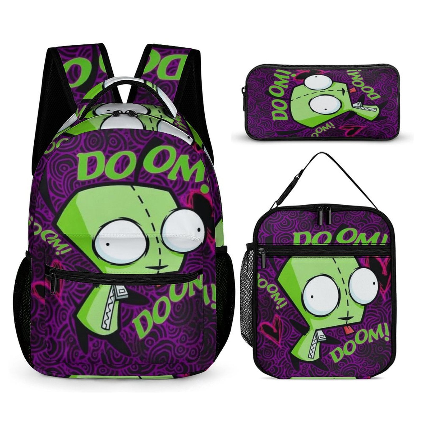 Invader Zombie (6) Lightweight Laptop Travel Backpack For Adults Work ...