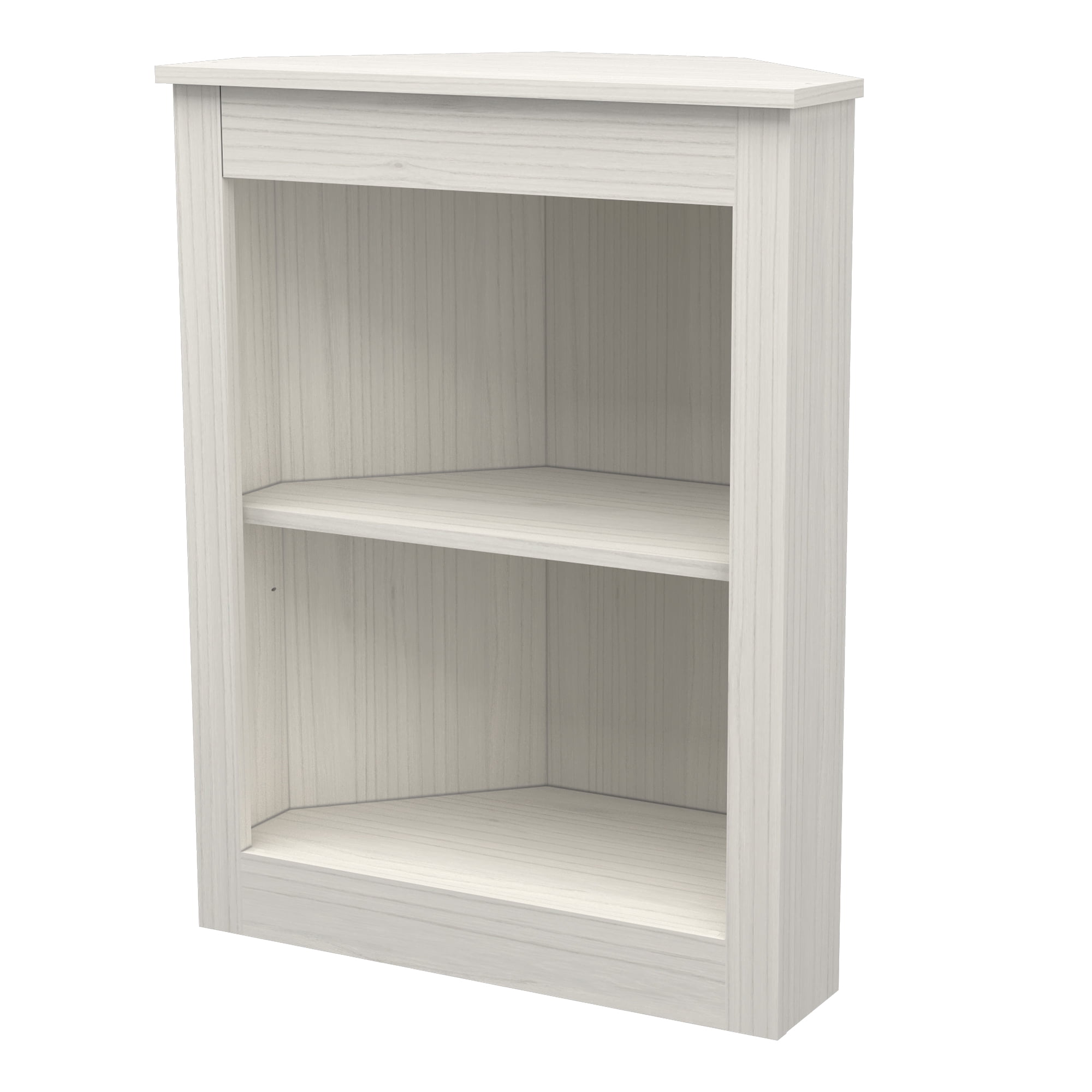 Inval 31.5" 2-Shelf Corner Bookcase, Multiple Colors - Walmart.com
