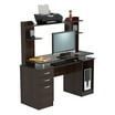 Bush Furniture Salinas Office Wood Desktop Computer Desk & Hutch, 48 ...