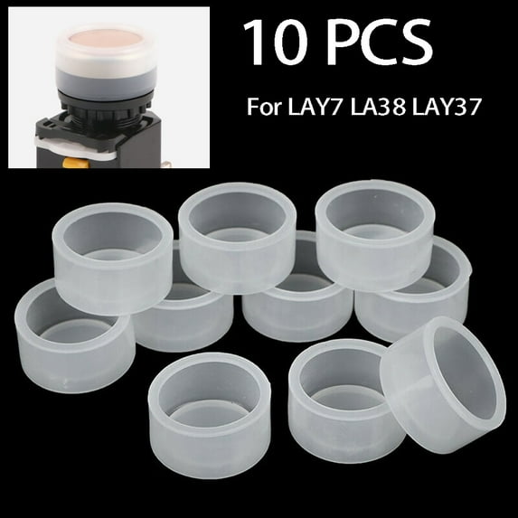 10PCS Push Button Switch Cap Applies To 22mm Mount LAY7 LA38 LAY37 ...