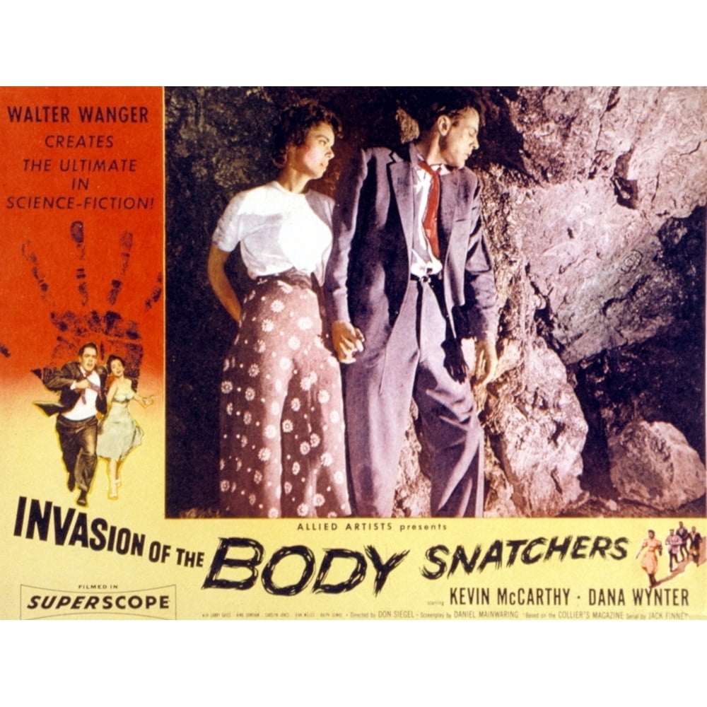 Invasion Of The Body Snatchers Dana Wynter Kevin Mccarthy 1956. Movie ...