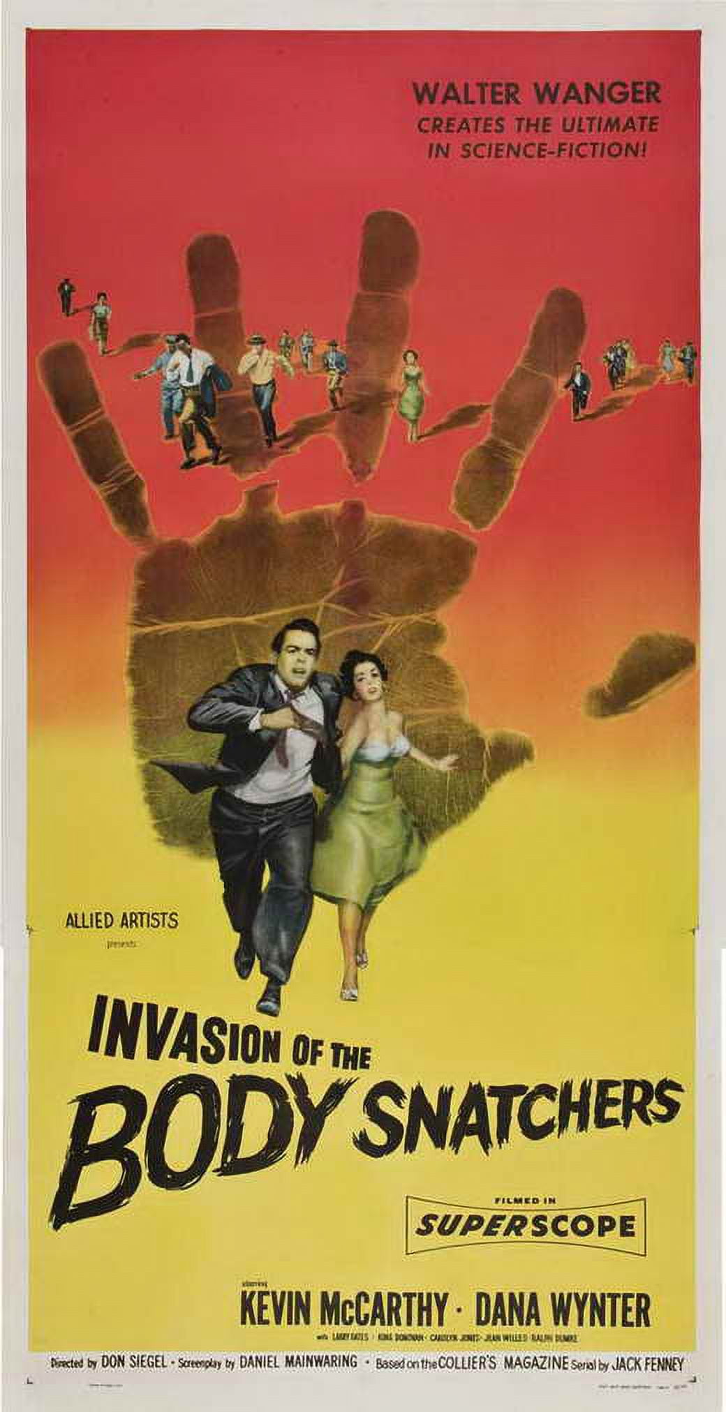 Invasion of The Body Snatchers - movie POSTER (Style A) (20" x 40 ...
