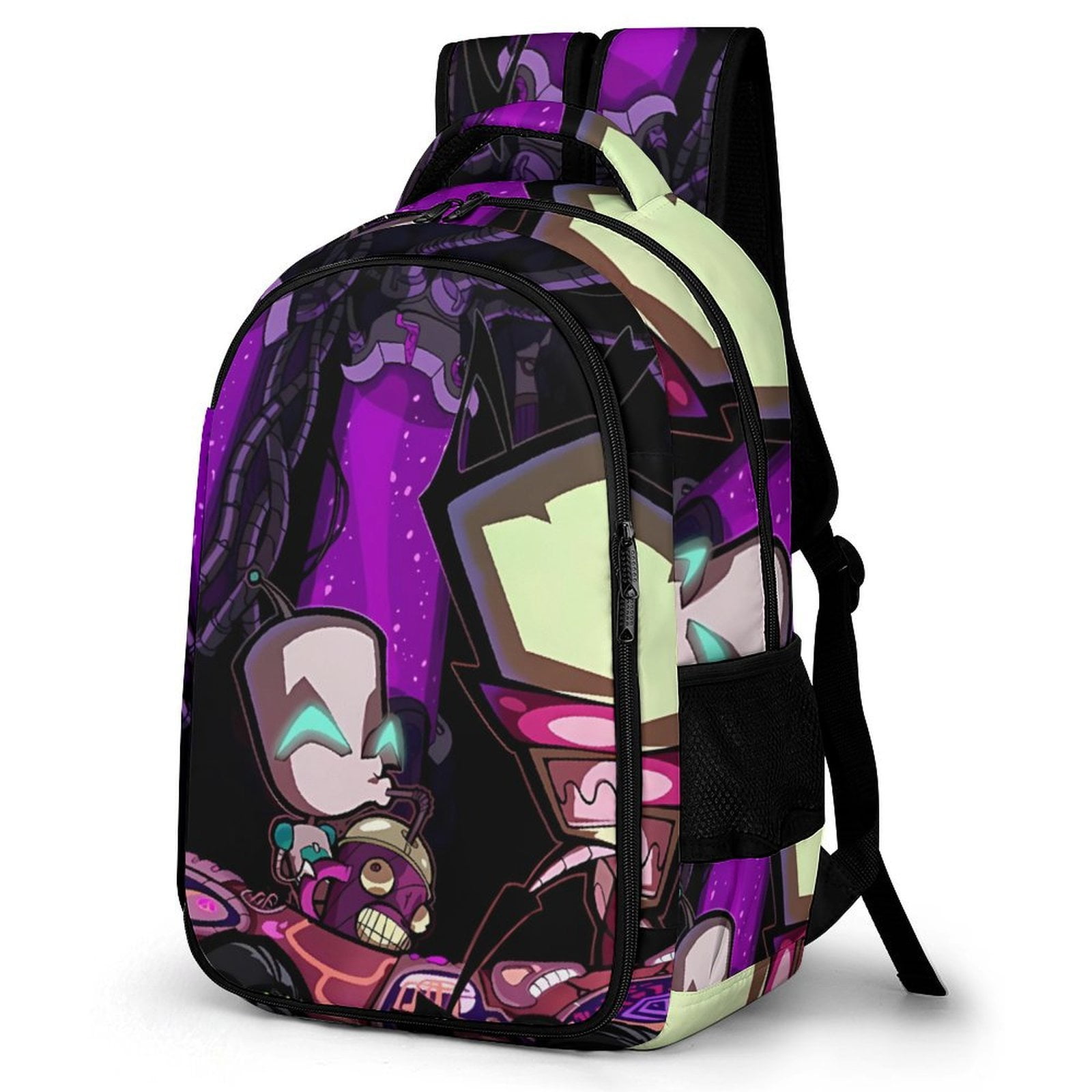 Invasor-zim Backpack, Lightweight Dual Zippers School Backpacks ...