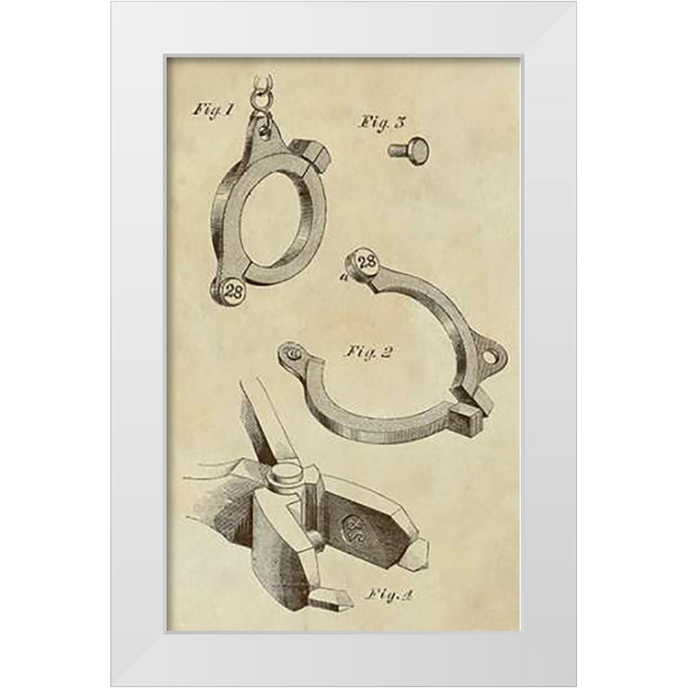 Inventions 10x14 White Modern Wood Framed Museum Art Print Titled ...
