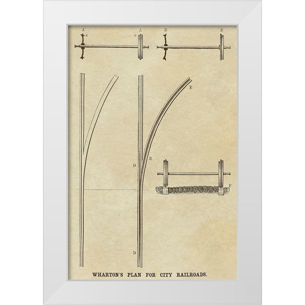 Inventions 11x14 White Modern Wood Framed Museum Art Print Titled ...