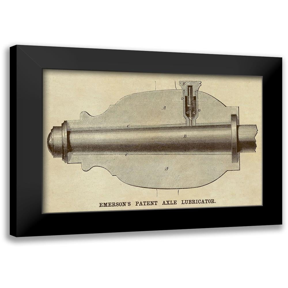 Inventions 14x11 Black Modern Framed Museum Art Print Titled - Emersons ...