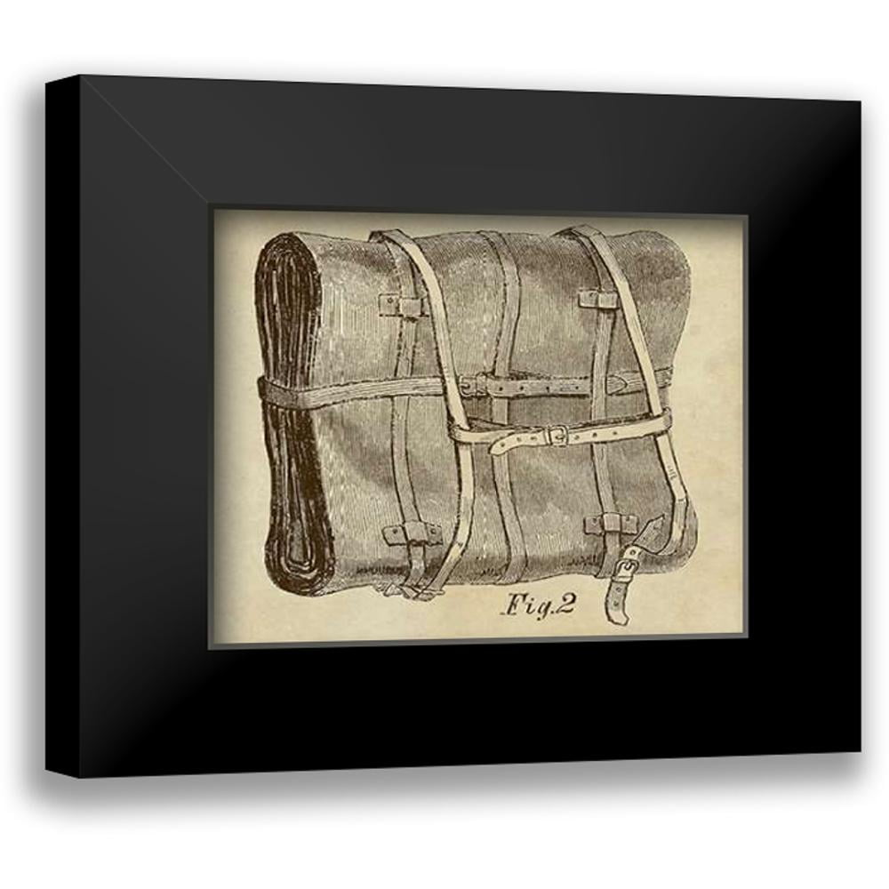 Inventions 14x12 Black Modern Framed Museum Art Print Titled - Knapsack ...